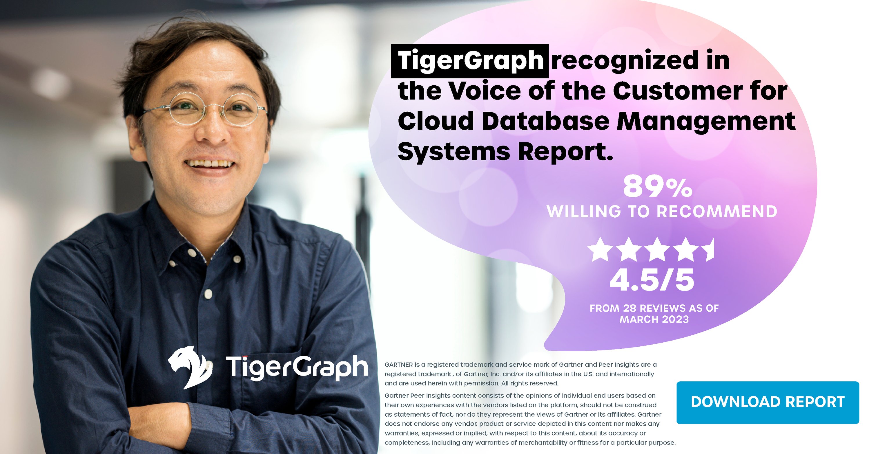 Download Gartner Voice of Customer for CloudDB Mgmt Systems Report